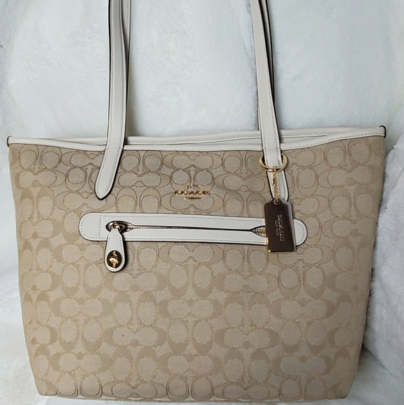 Coach | Bags | Coach Logo Toteshoulder Bag | Poshmark